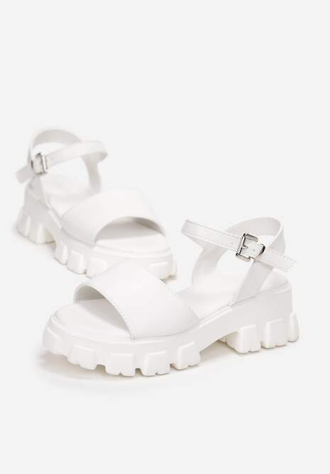 Białe Sandały Alcede - Renee