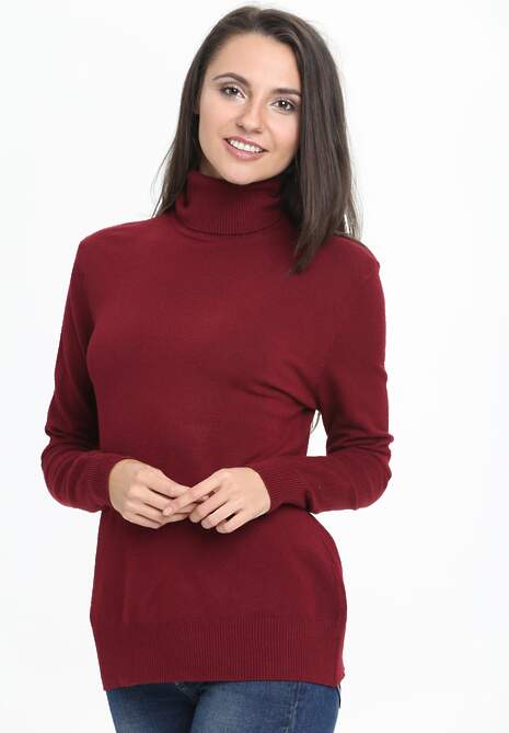 Bordowy Golf Cold Proof - Renee