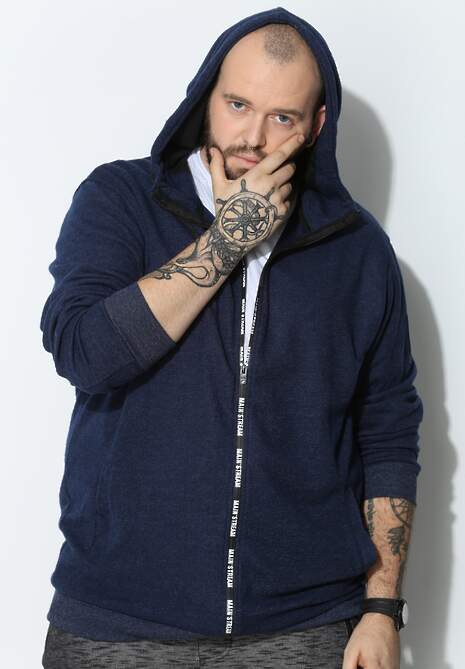 Granatowa Bluza Streamer - Renee