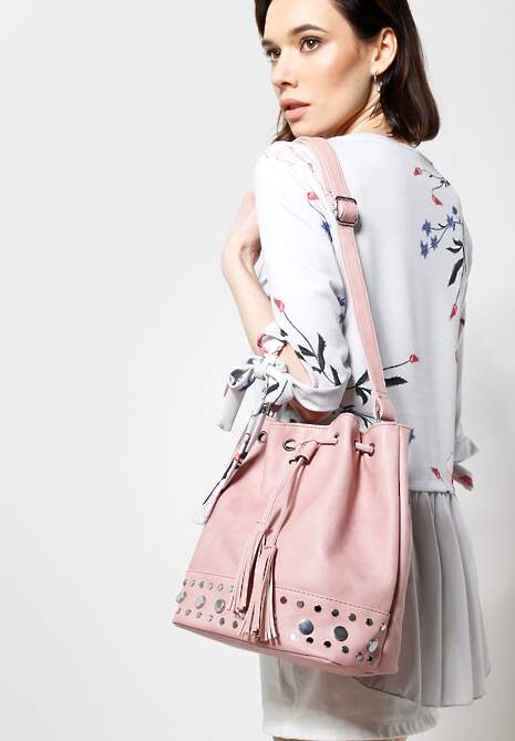 Różowa Torebka Sack - Renee