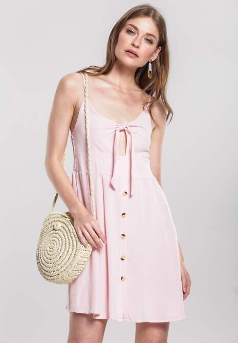 Jasnoróżowa Sukienka Undersel - Renee