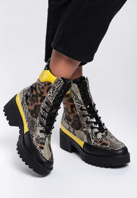 Żółte Traperki Madeleine - Renee