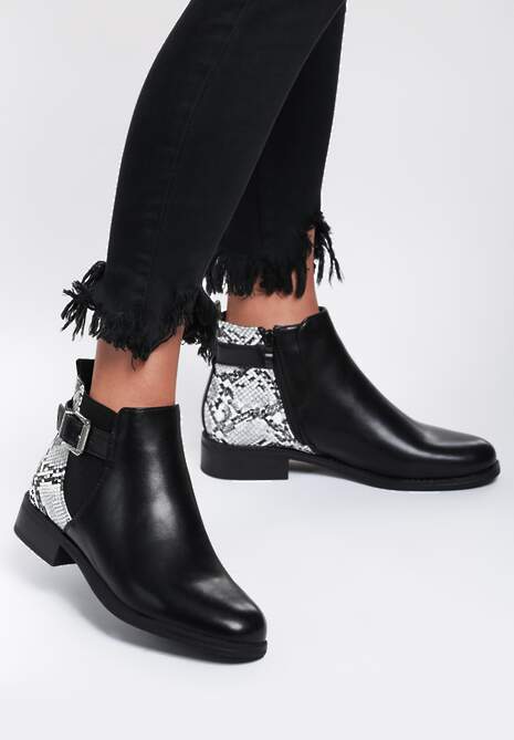 Wężowe Botki Camilla - Renee