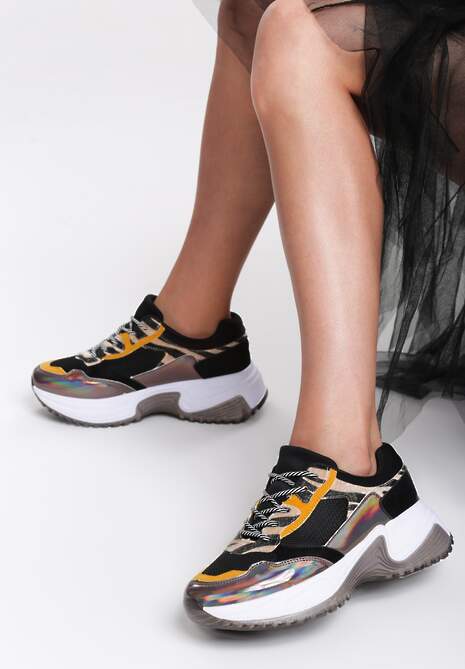 Czarne Sneakersy Camden - Renee