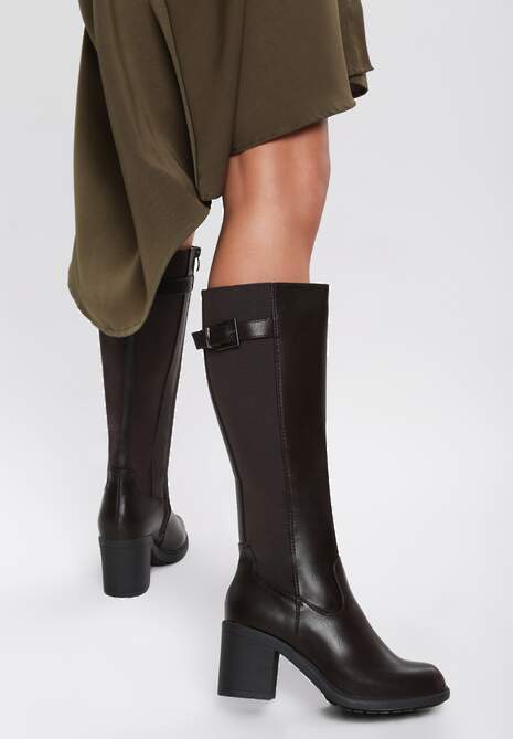 Brązowe Kozaki Pomeroy - Renee