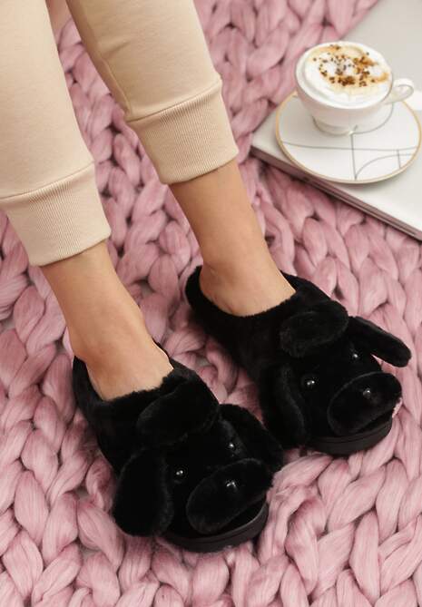 Czarne Kapcie Reding - Renee