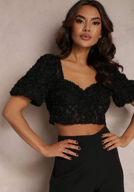 Czarny Top Maddox - Renee