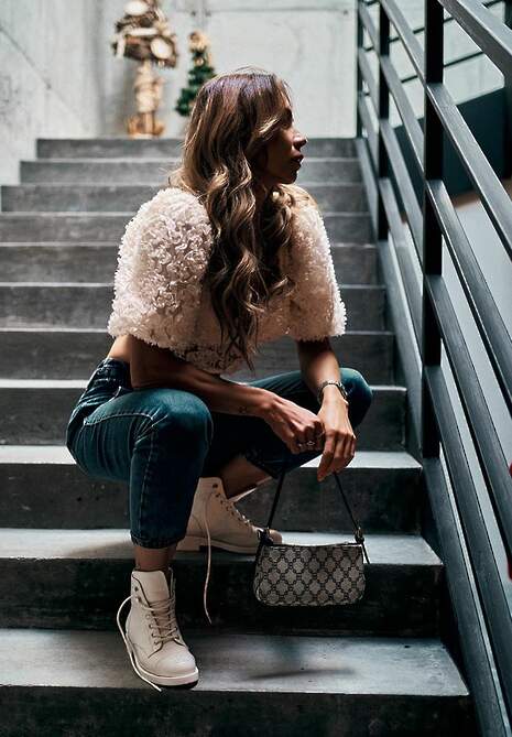 Jasnobeżowy Top Maddox - Renee