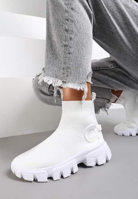 Białe Sneakersy Langaria - Renee