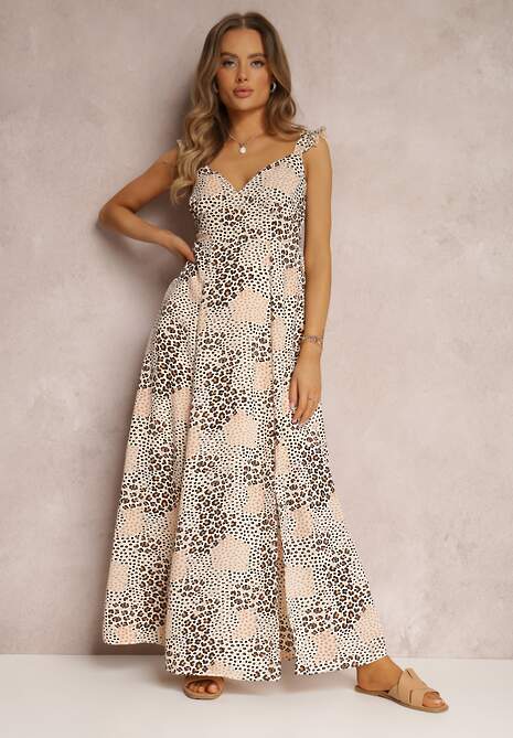 Rochie bej Madeleine - Renee