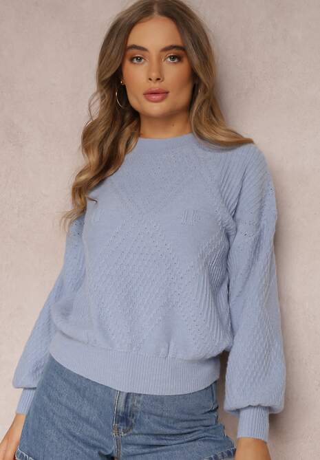 Niebieski Sweter Hennessy - Renee