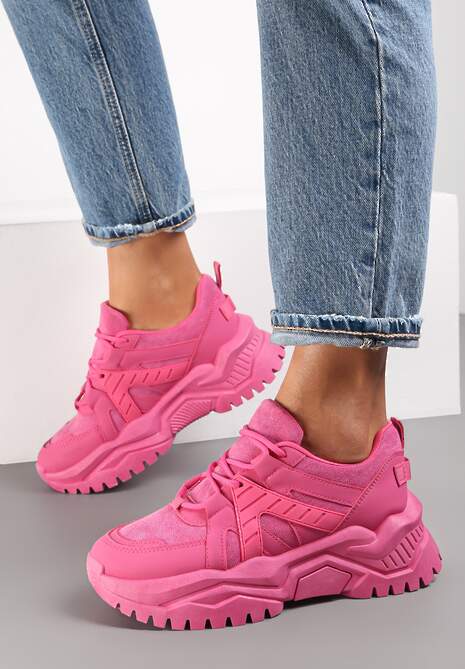 Fuksjowe Sneakersy Purcell - Renee