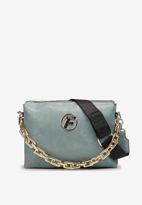 Jasnoniebieska Torebka z Łańcuchem Cella - Renee