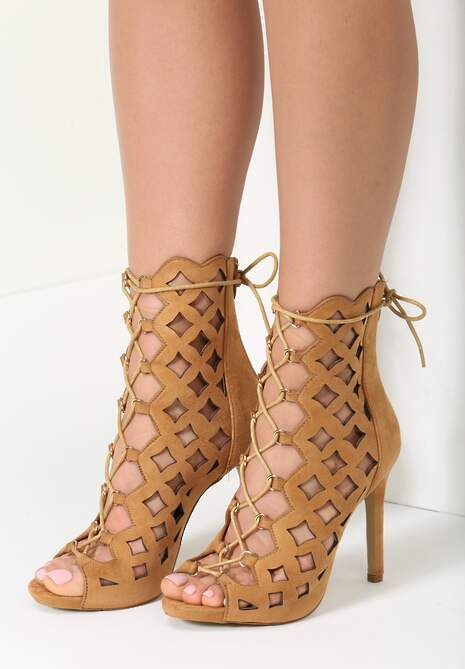 Camelowe Sandały Lazzaro - Renee