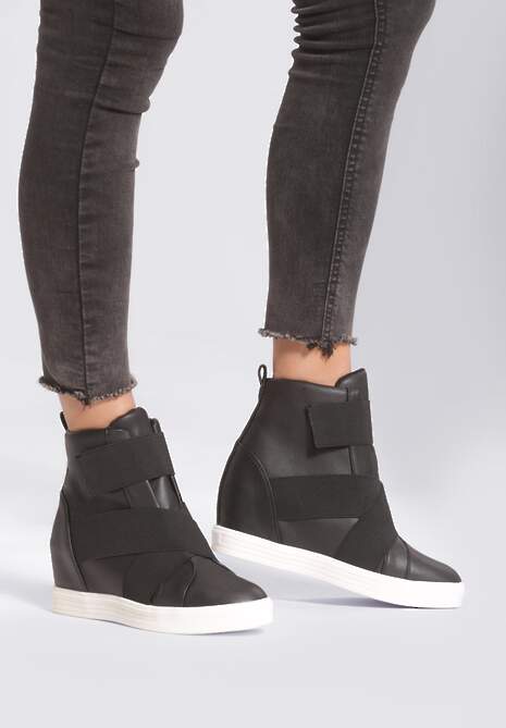 Czarne Sneakersy Ginger - Renee