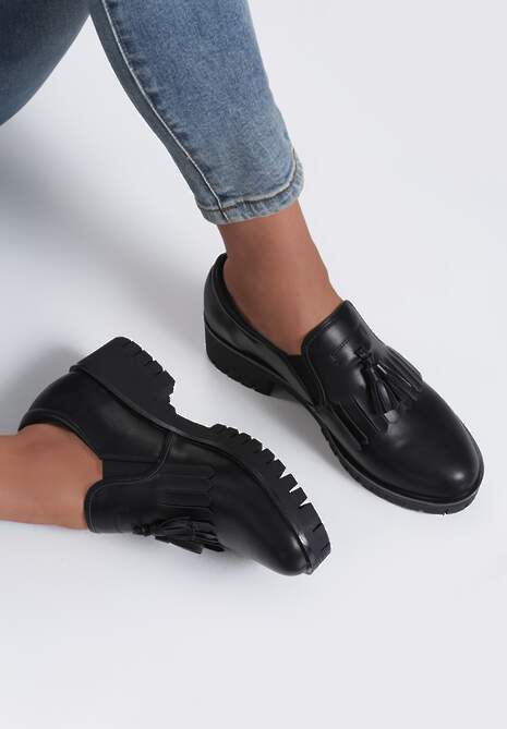 Czarne Półbuty Crazy Birthday - Renee