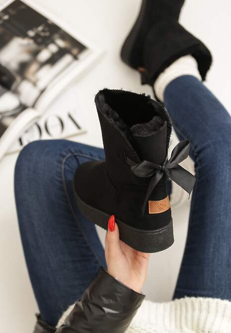 Czarne Śniegowce Broughton - Renee