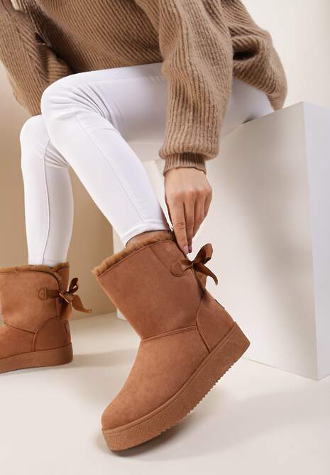 Camelowe Śniegowce Broughton - Renee