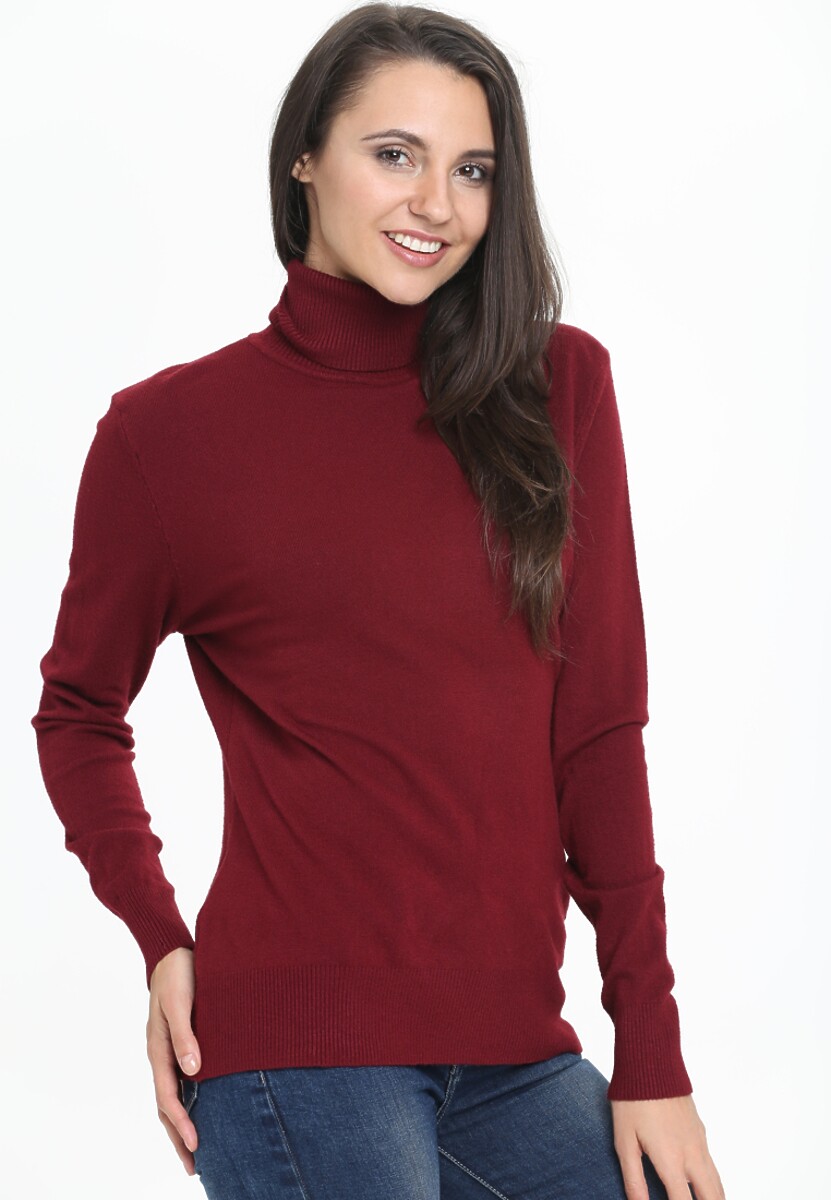 Bordowy Golf Cold Proof - Renee