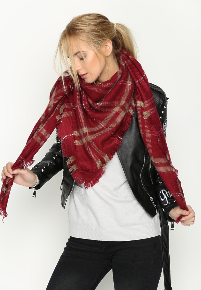 Bordowy Szalik Necky - Renee