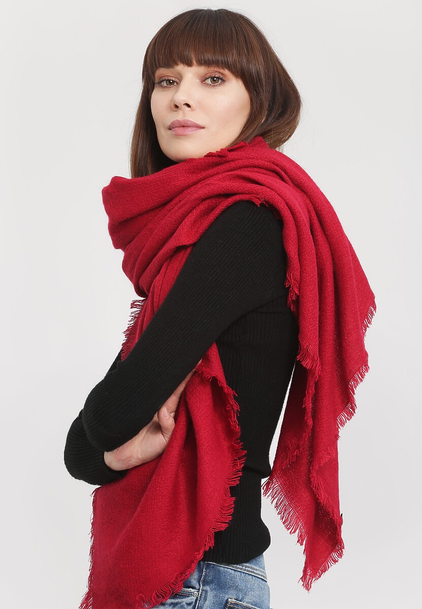 Bordowy Szalik Delicate Cover - Renee