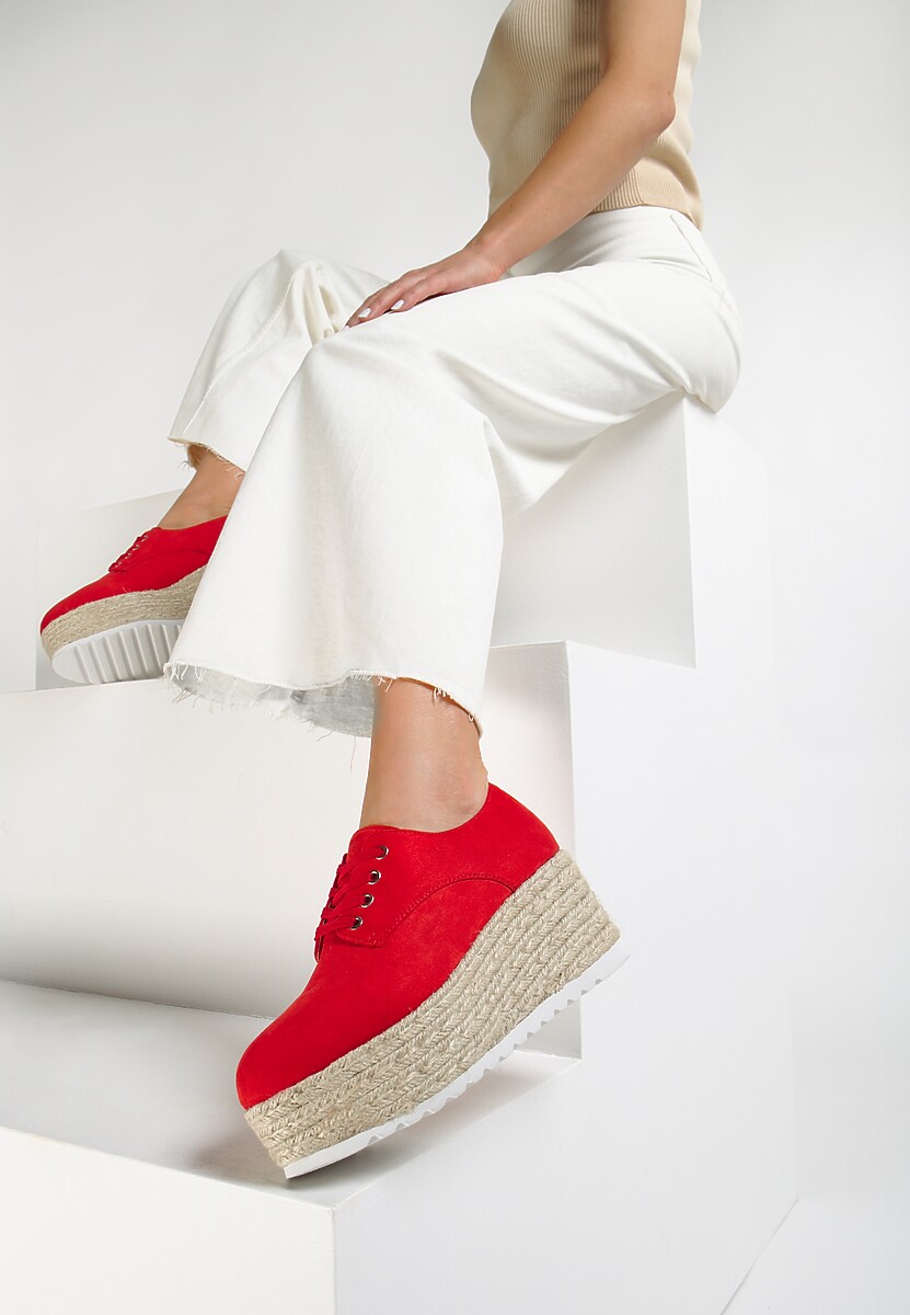 Czerwone Półbuty Alexise - Renee