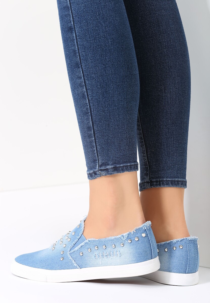 Niebieskie Slip On Crossfire - Renee