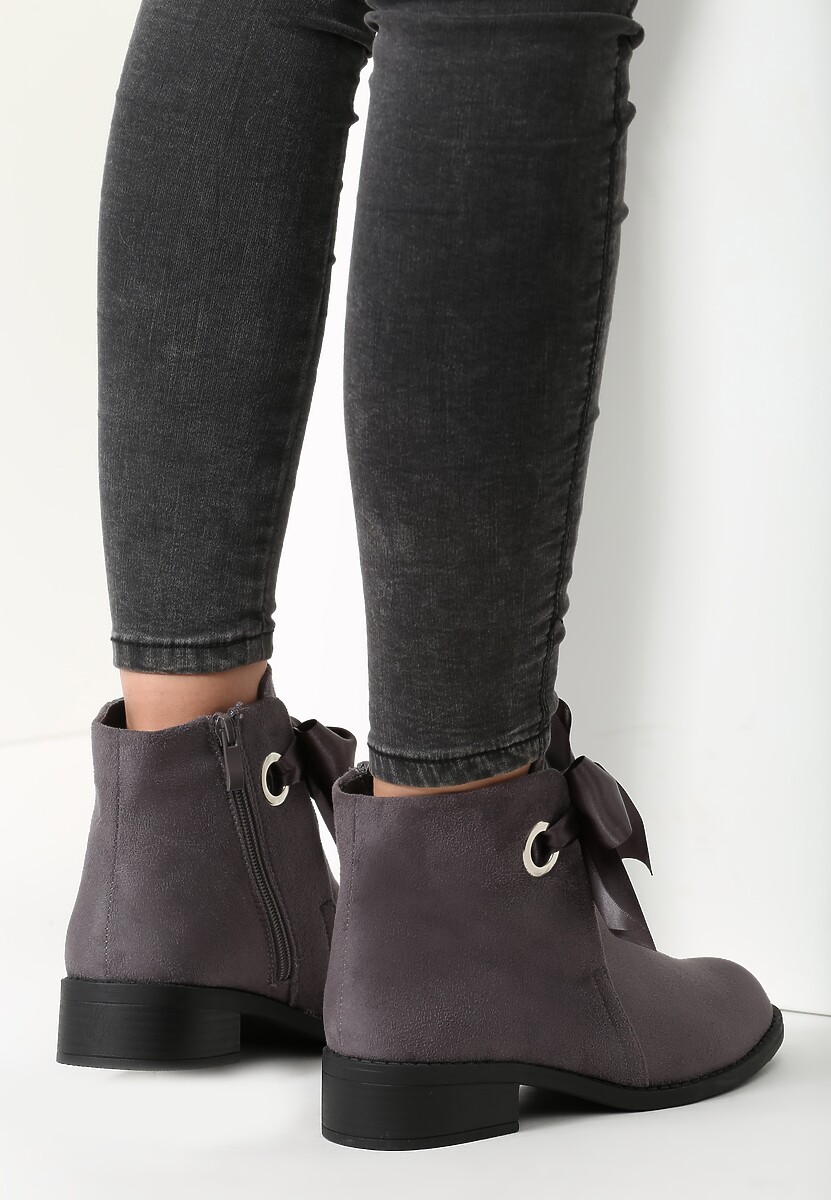 Szare Botki Preorder - Renee