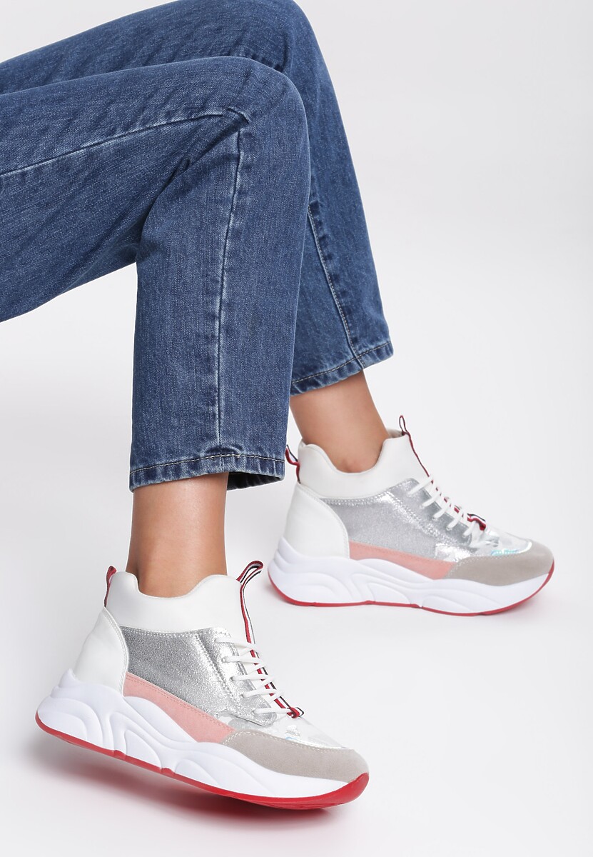 Białe Sneakersy Whitton - Renee