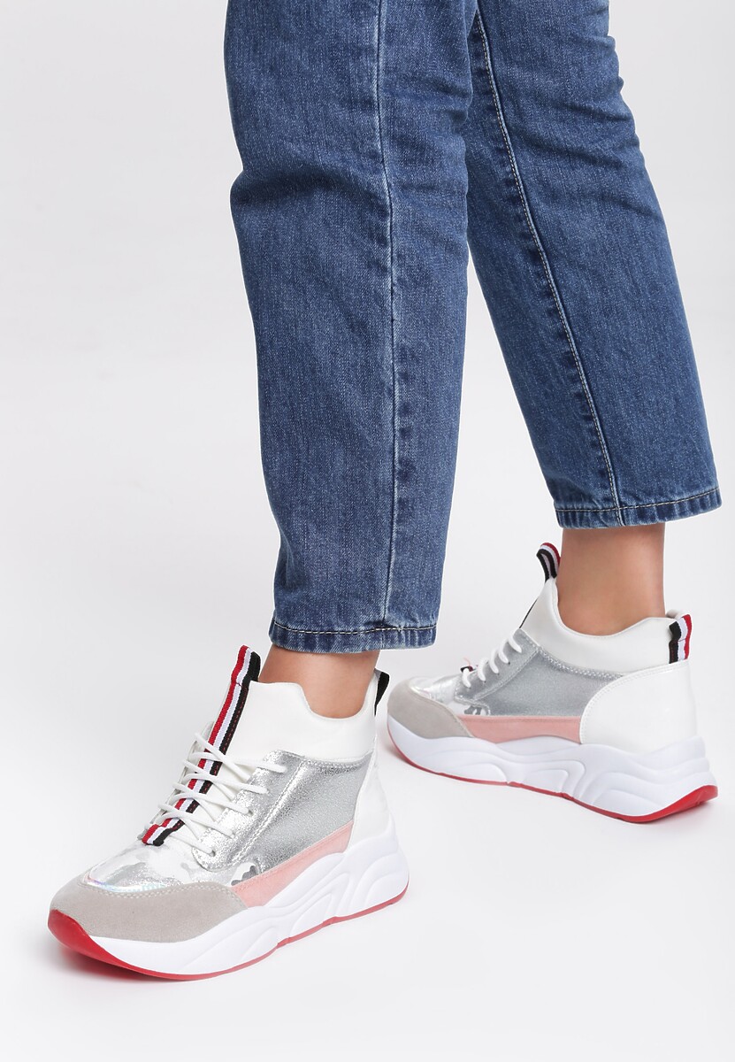 Białe Sneakersy Whitton - Renee