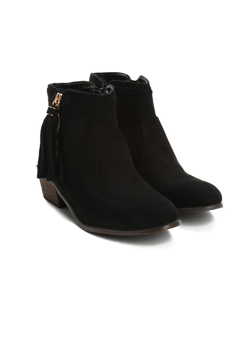 Czarne Botki Nemeris - Renee