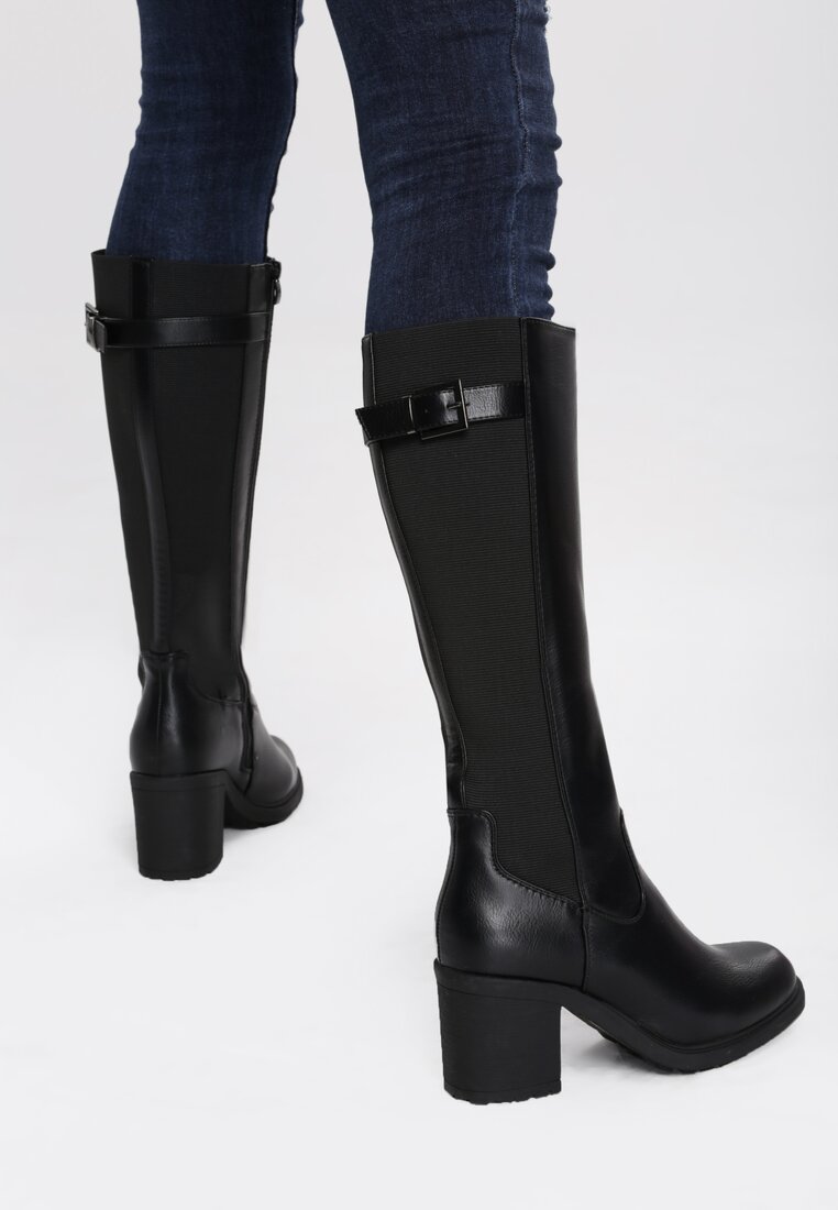 Czarne Kozaki Pomeroy - Renee