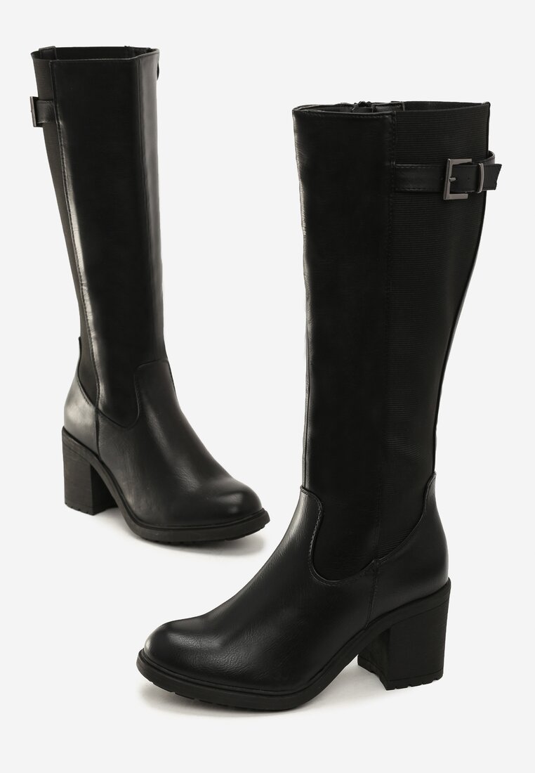 Czarne Kozaki Pomeroy - Renee