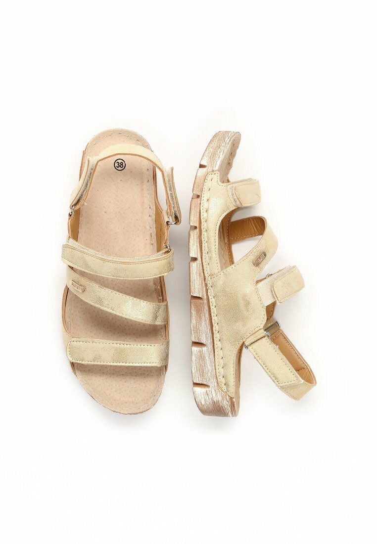 Złote Sandały Xavier - Renee