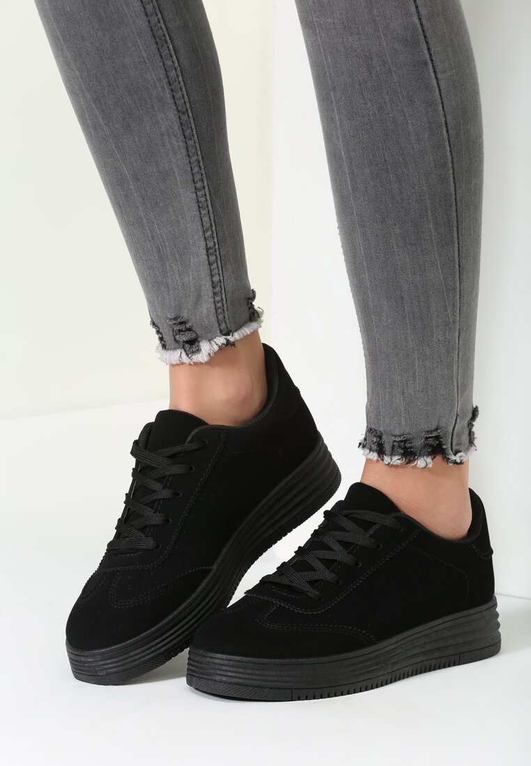 Czarne Buty Sportowe Precious Lady w Renee.pl